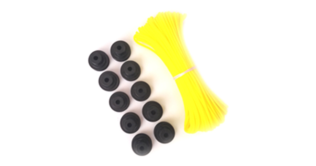 Made In USA | Tarp Buddy 10 Pack with 100 feet of Neon Yellow Para (550 ...