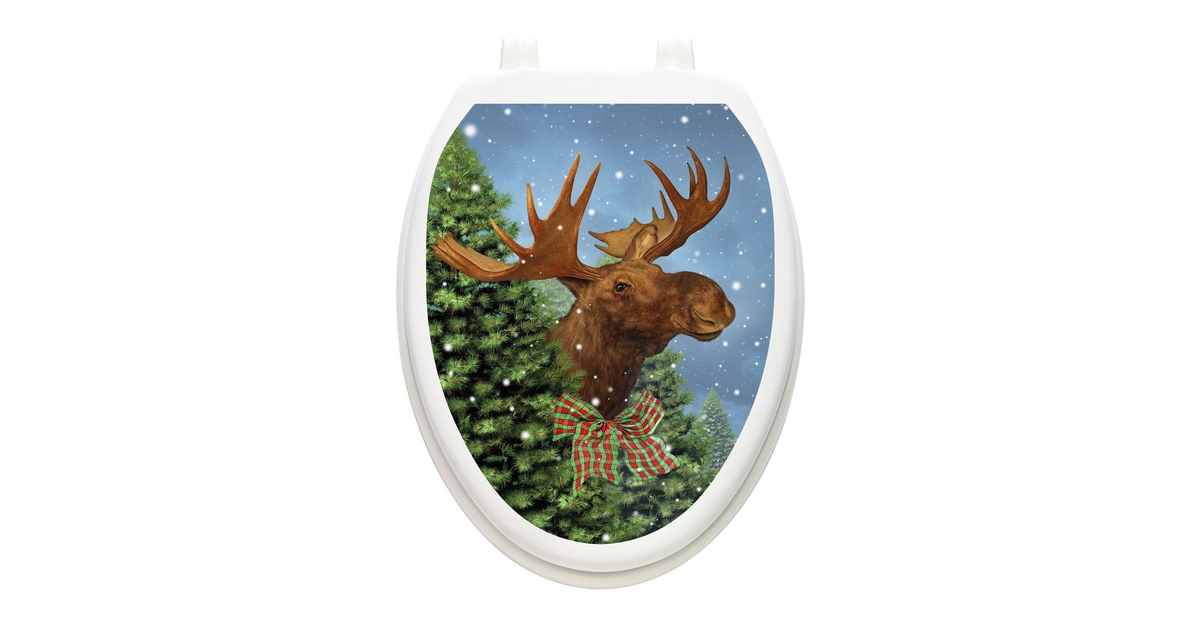 Made In USA | Merry Moose Toilet Tattoos, Toilet Seat Decal