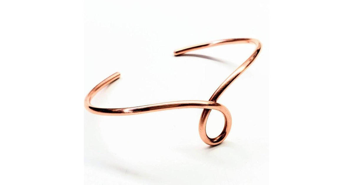 Made In USA | Handmade Copper Teardrop Bangle