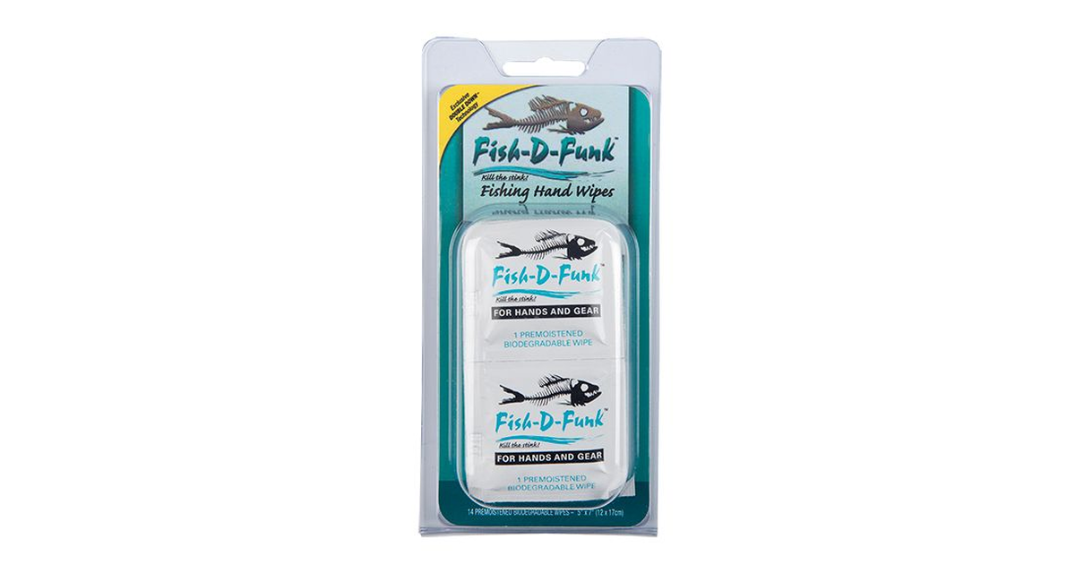 Made In USA | FISH-D-FUNK wipes Clamshell