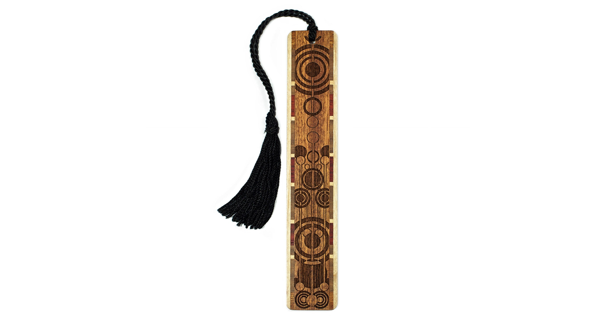 Made In USA | Pendulums Engraved Wooden Bookmark with Tassel on Sapele ...