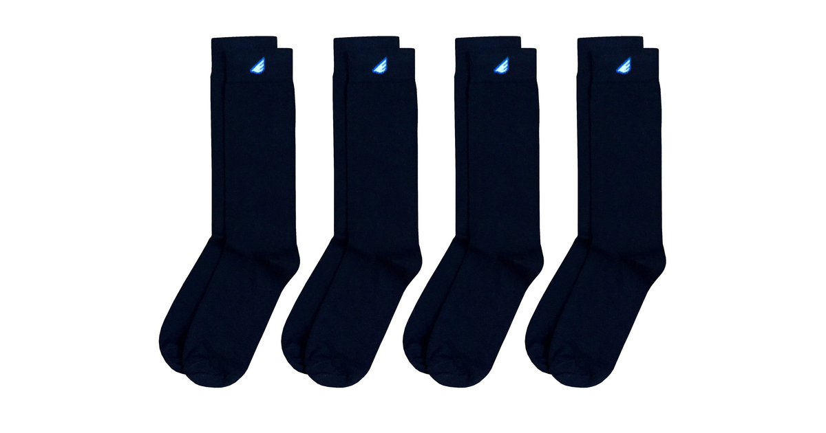 Made In USA | 4-Pack Black Socks - Premium Solids. American Made Dress ...