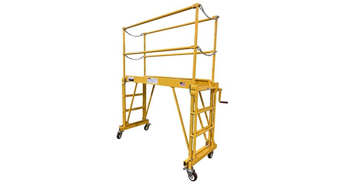 Made In USA | Tele-tower Model 1101-610 Adjustable Work Platform