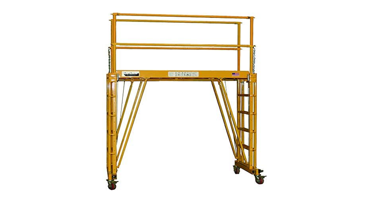 Made In USA | Tele-tower® Model 1101-96 Adjustable Work Platform 8'x19"