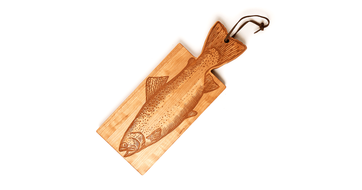 Made In USA | Fish Shaped Serving Board
