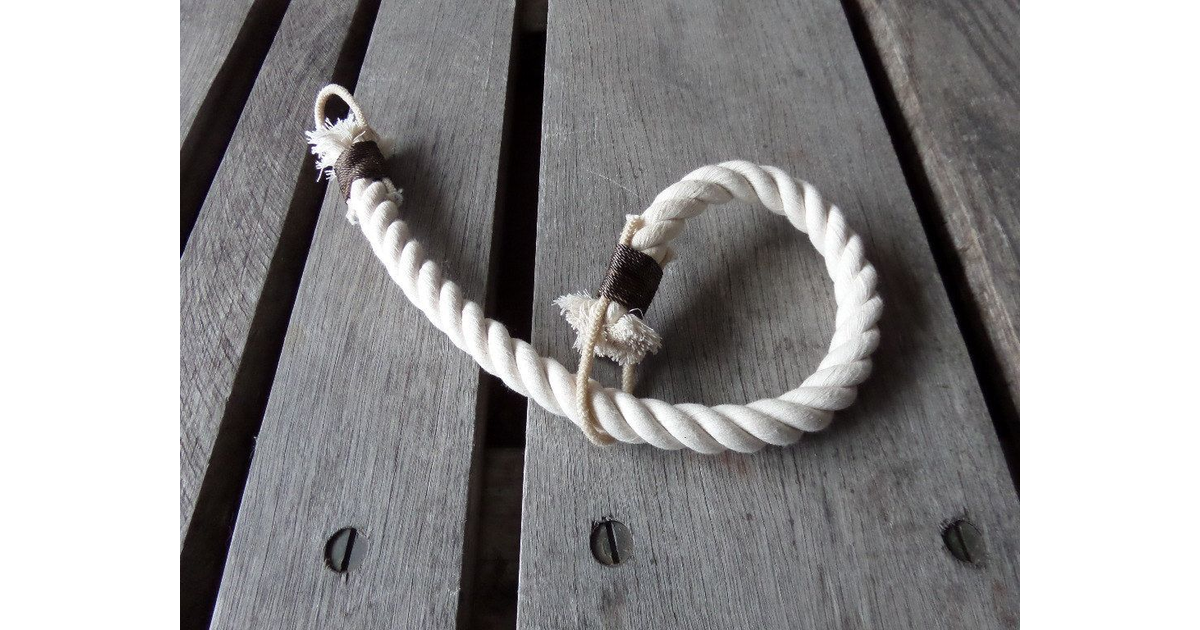 Made In USA | Cotton Curtain Tie Back Rope Nautical