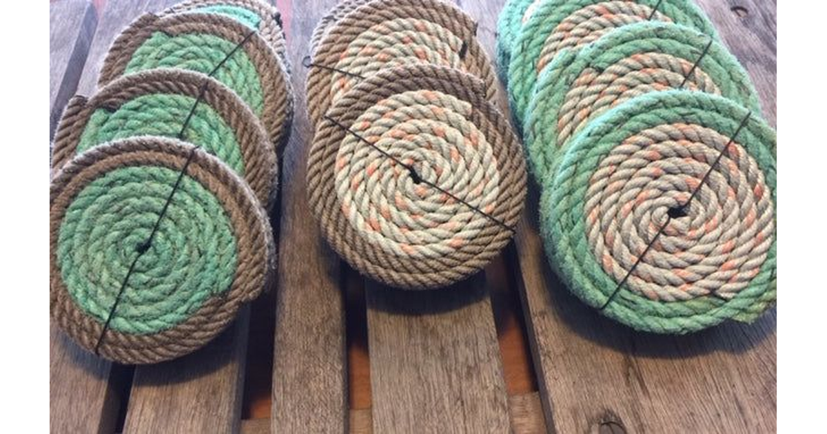 Made In USA | Double Trimmed 2 Color Coasters