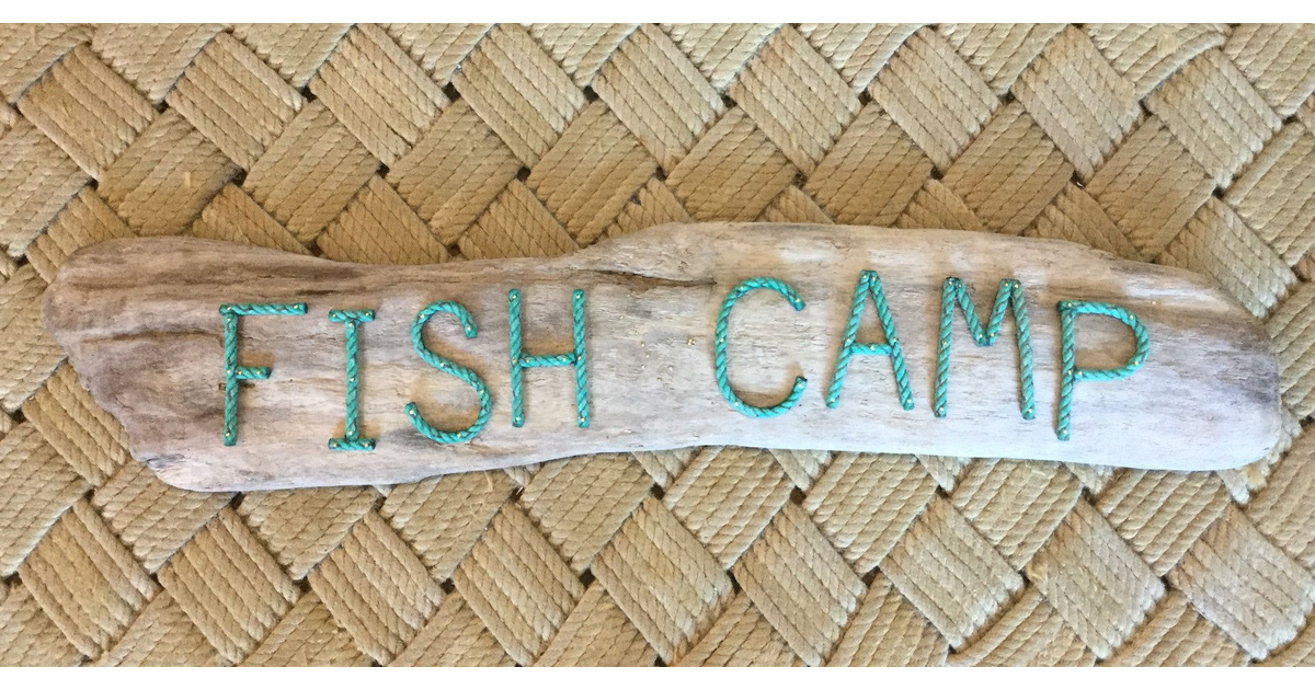 Made In USA | FISH CAMP sign