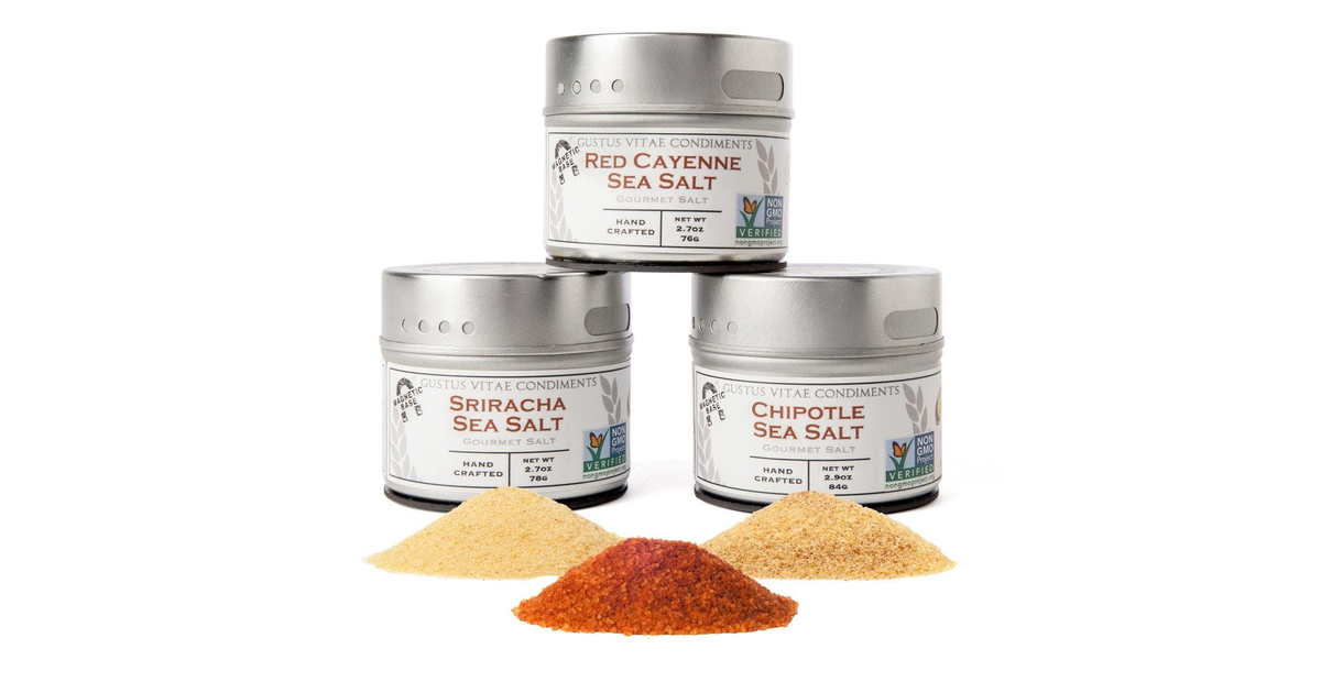 Made In USA | Red Hot Sea Salts Collection - 3 Tins