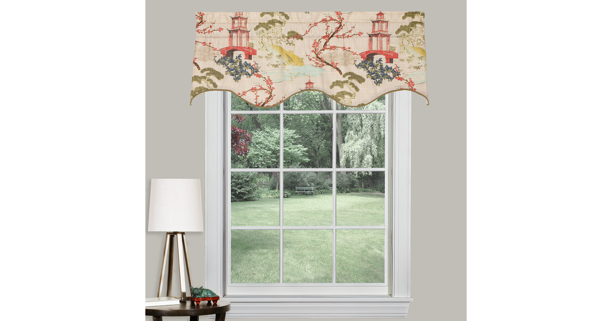 Made In USA | Zen Linen Scalloped Filler Valance