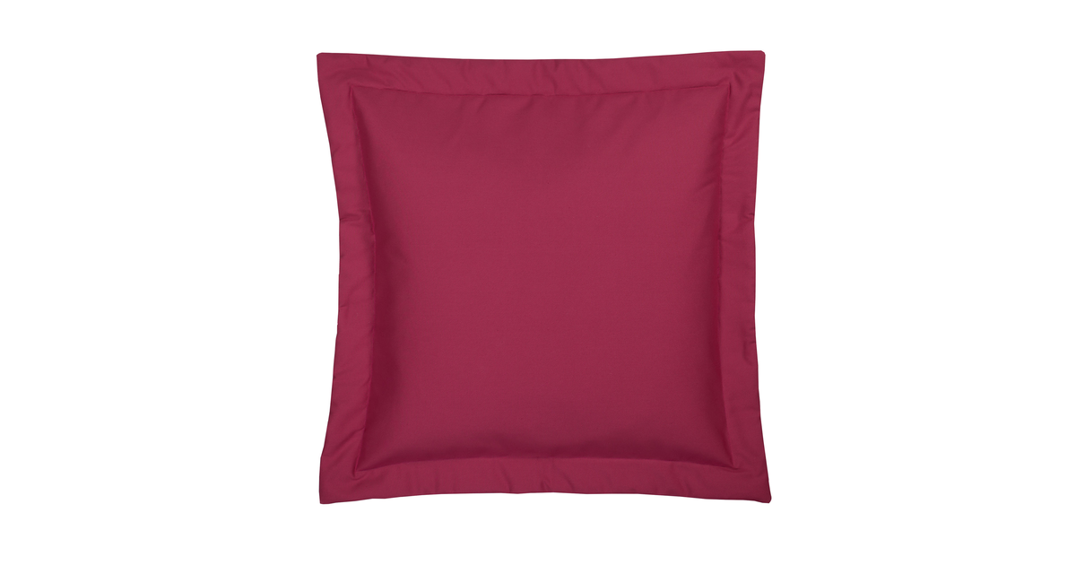 Made In USA | Virginia Solid Pink Euro Sham