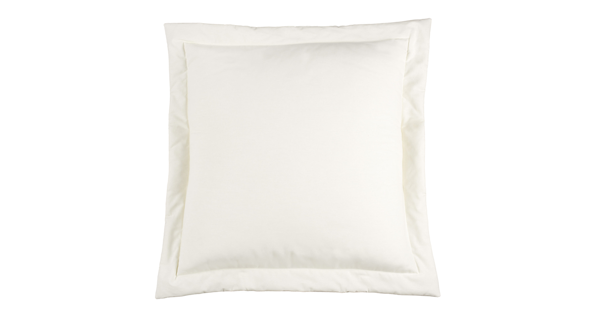 Made In USA | Hydrangea Euro Shams - Solid Cream