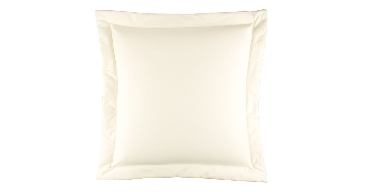 Made In USA | Nadine Solid Cream Euro Sham
