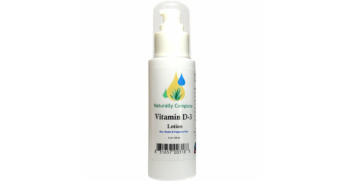 Made In USA | Vitamin D-3 Lotion 4 oz. Pump Bottle | Non-GMO | Sunshine ...