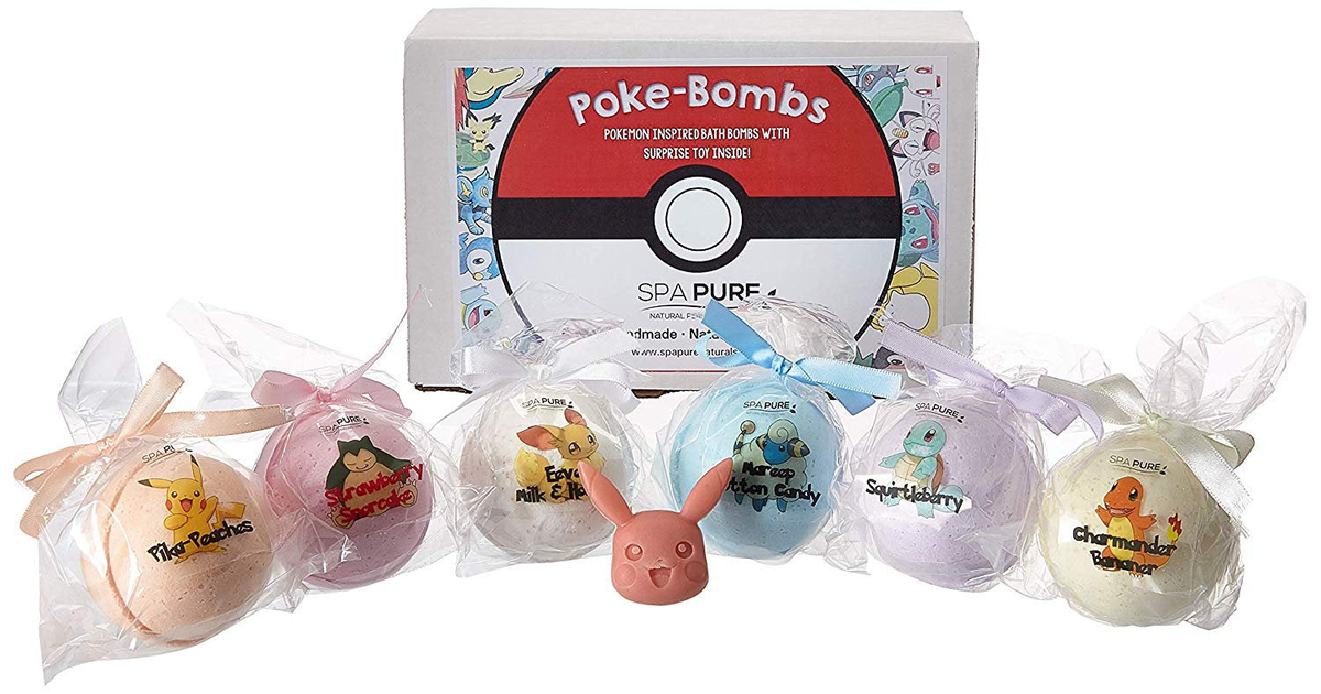 Made In USA | POKEMON-inspired Bath Bombs For Kids With Surprise Toys ...