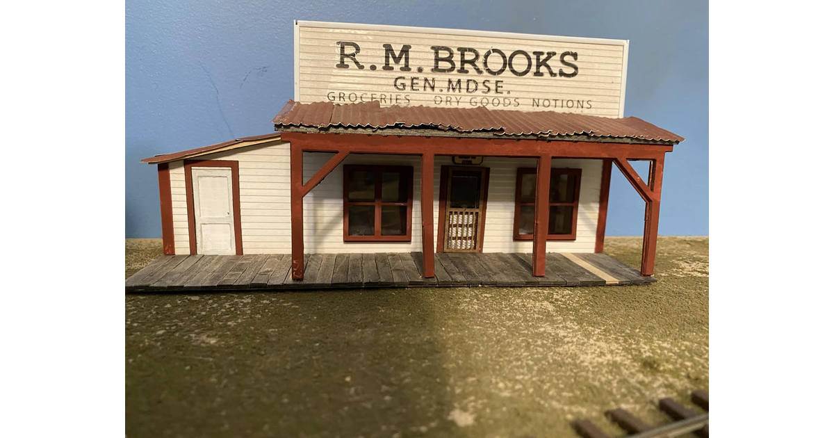 Made In USA | R.M. Brooks General Store O Scale Silhouette Series