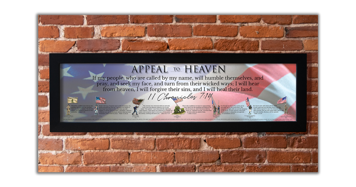 Made In USA | Appeal to Heaven - Framed 1” with a pebble textured ...