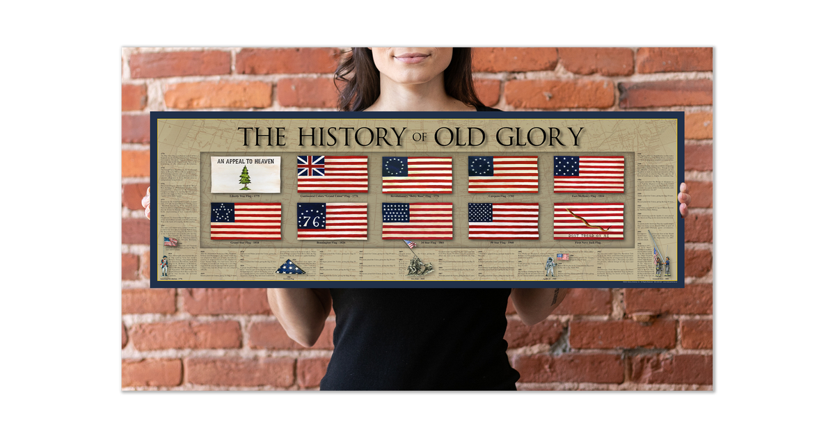 Made In USA | Old Glory - Unframed 11 ¾ x 36”