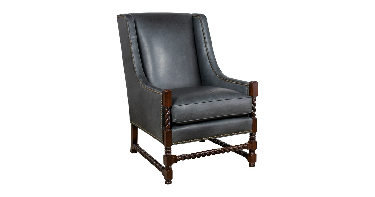 Made In USA | Jacoby Wing Wood Carved Chair