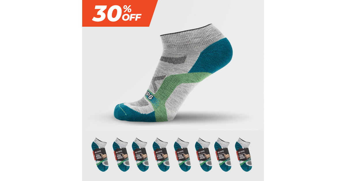 Made In USA | 8-pack Approach Pacific Wool Ankle Socks