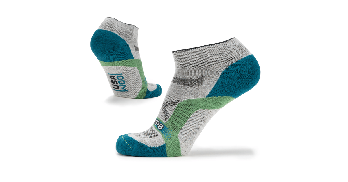 Made In USA | Approach Pacific - Wool Ankle Socks