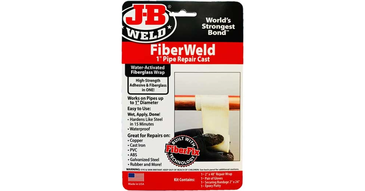 Made In USA | Water-Activated Fiberglass Pipe Repair Kit, 2 x 48 in