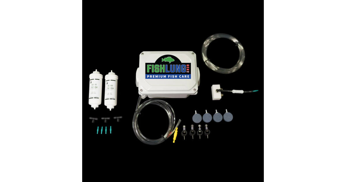 Made In USA | FishLung® Gen 2 Premium Fish Care Livewell Solution