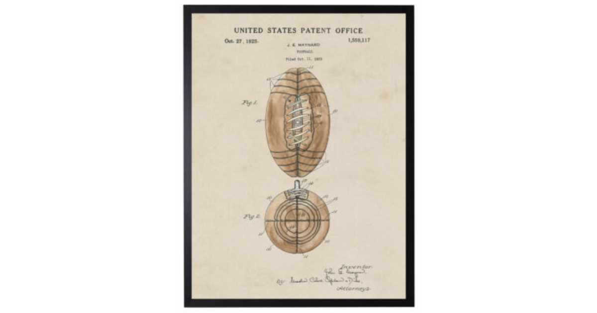 Made In USA | Football Patent