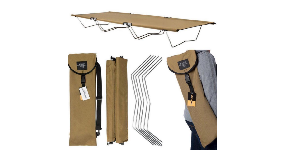 Made In USA | GO-KOT® Premium Camping Cot Made in the USA