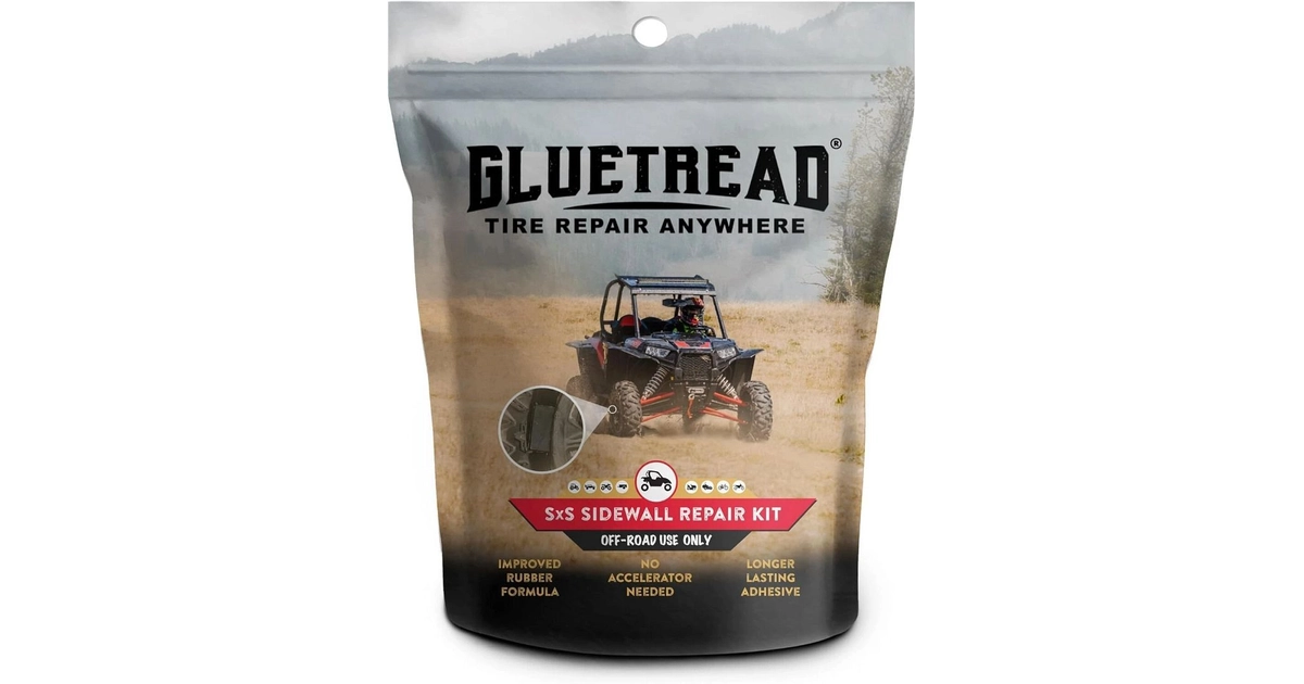 Made In USA | GlueTread SxS Tire Repair Kit Ultimate Off-Road Tire ...