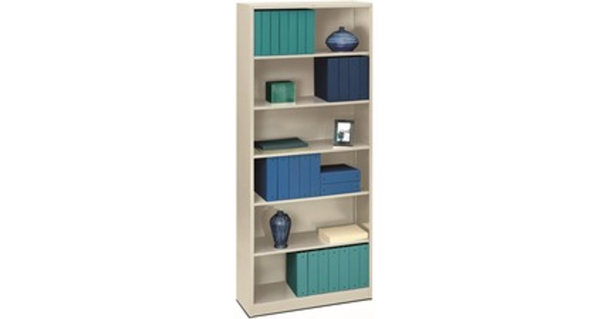 Made In USA | HON Brigade Steel Bookcase - 6 Adjustable Shelves, Light ...