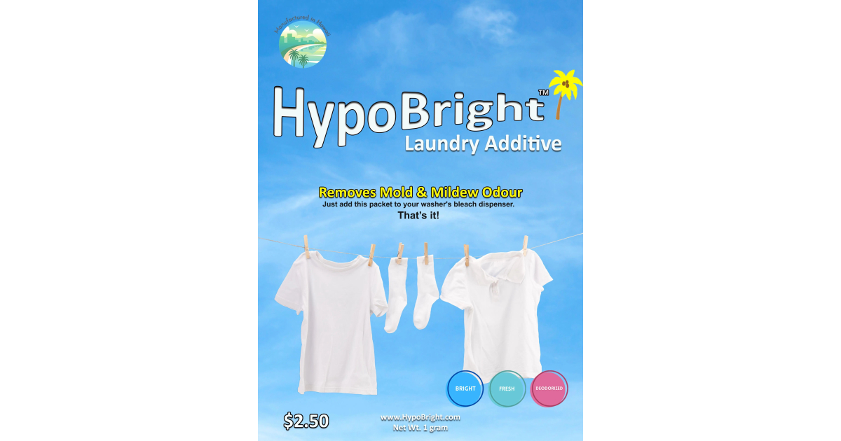 Made In USA | HypoBright Laundry Additive - 10 Pack - ready to use