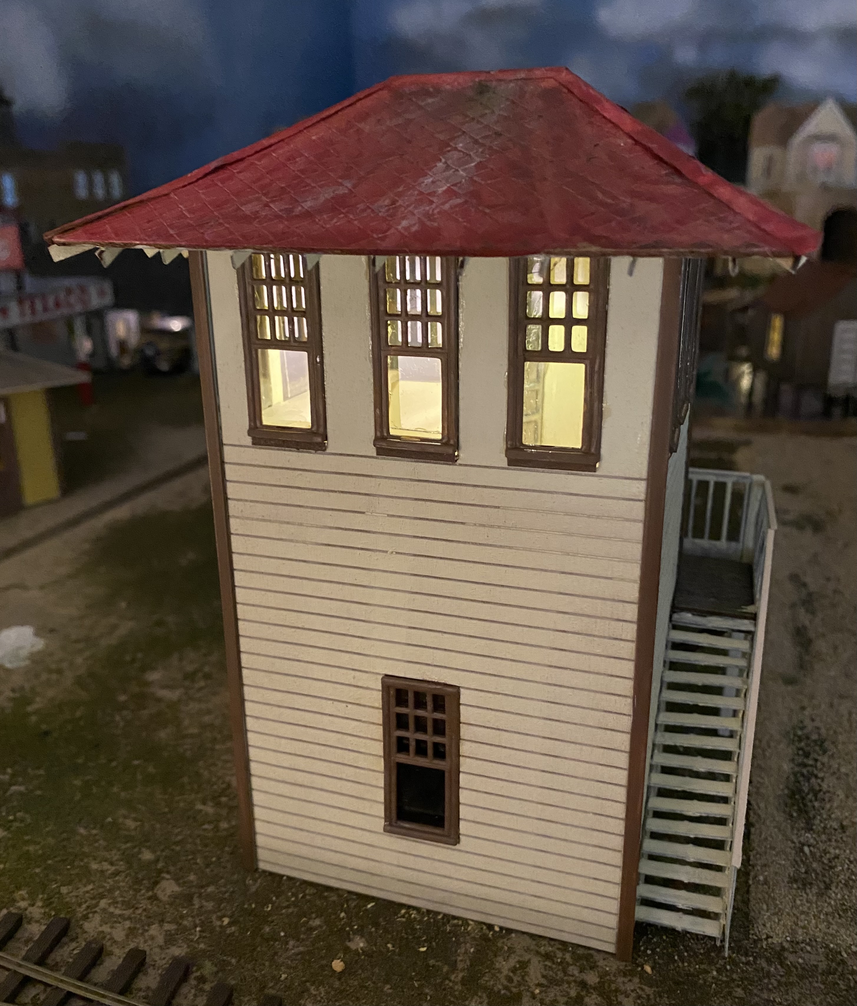 Made In the USA | Kern Junction Tower O Scale Craftsman Kit