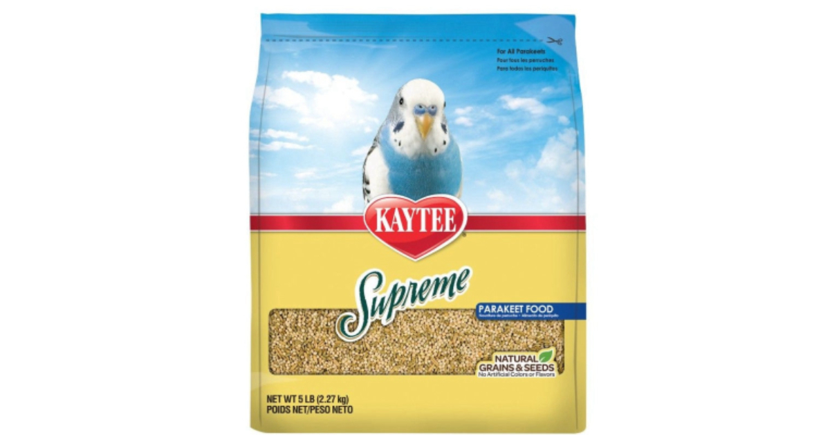 Made In USA | Kaytee Supreme Daily Blend Bird Food - Parakeet - 5 Lbs