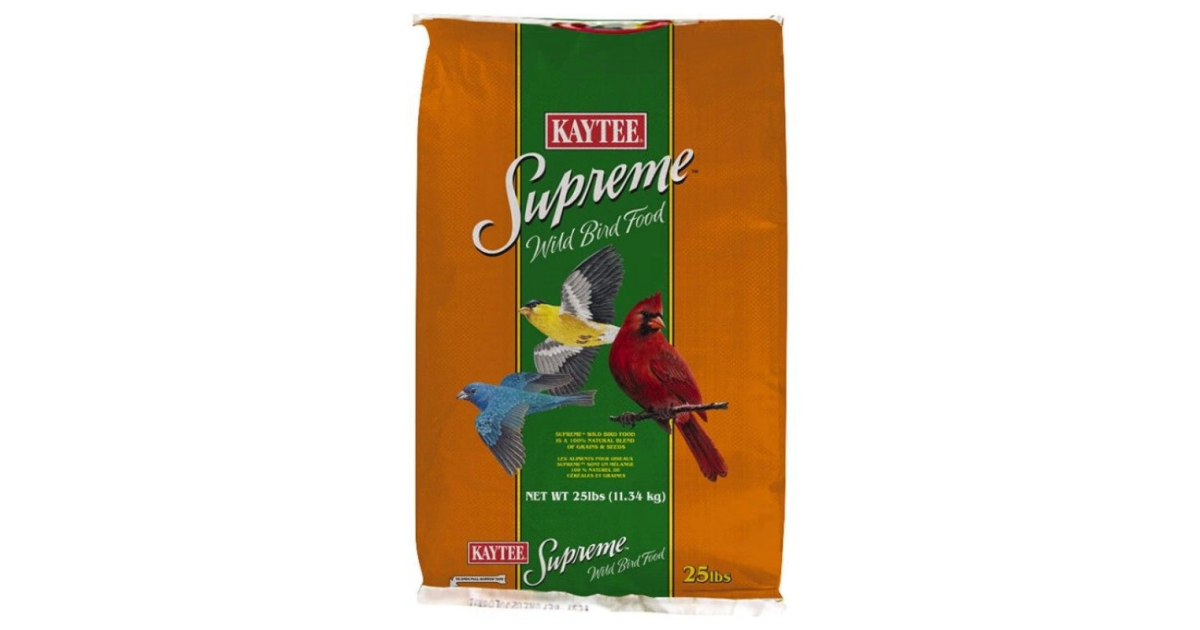 Made In USA | Kaytee Supreme Wild Bird Food - 25 Lbs