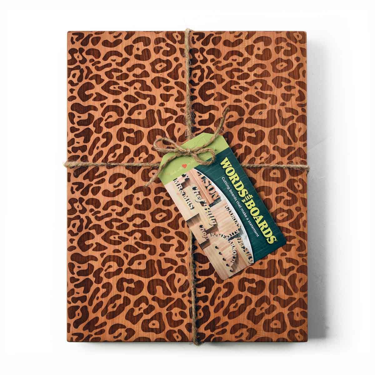 Made In the USA | Serving Board - Leopard Print