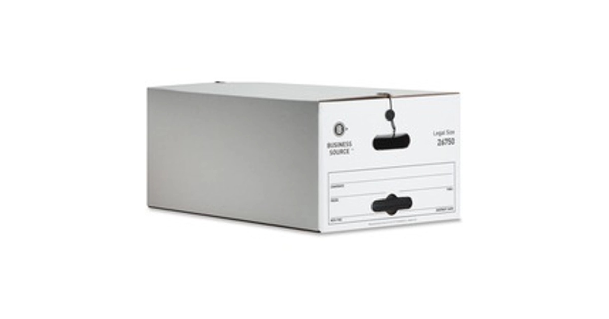 Made In USA | Light Duty Legal Size Storage Box - 15" x 24" x 10 ...