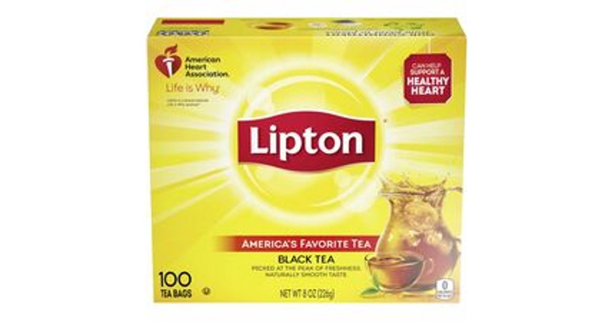 Made In USA | Lipton Classic Black Tea - 100 Bags - 1.3 oz