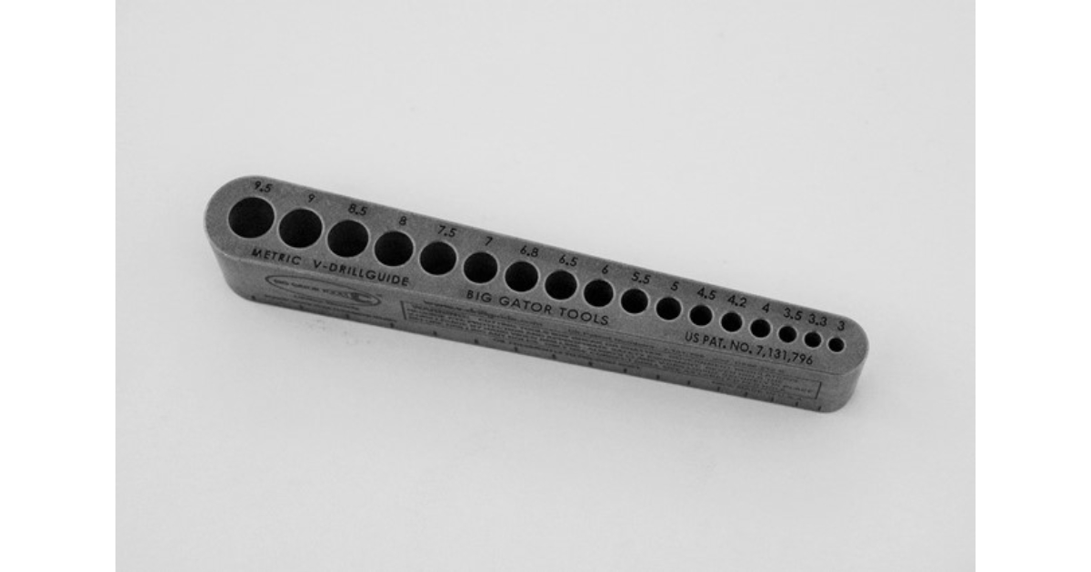 Made In USA | Metric V-DrillGuide® (3-9.5mm)