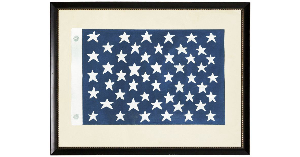 Made In USA | Navy and White Star Flag