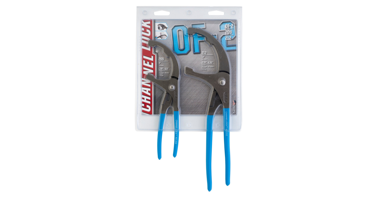 Made In USA | 2pc Oil Filter/ PVC Pliers Set (OF-2)