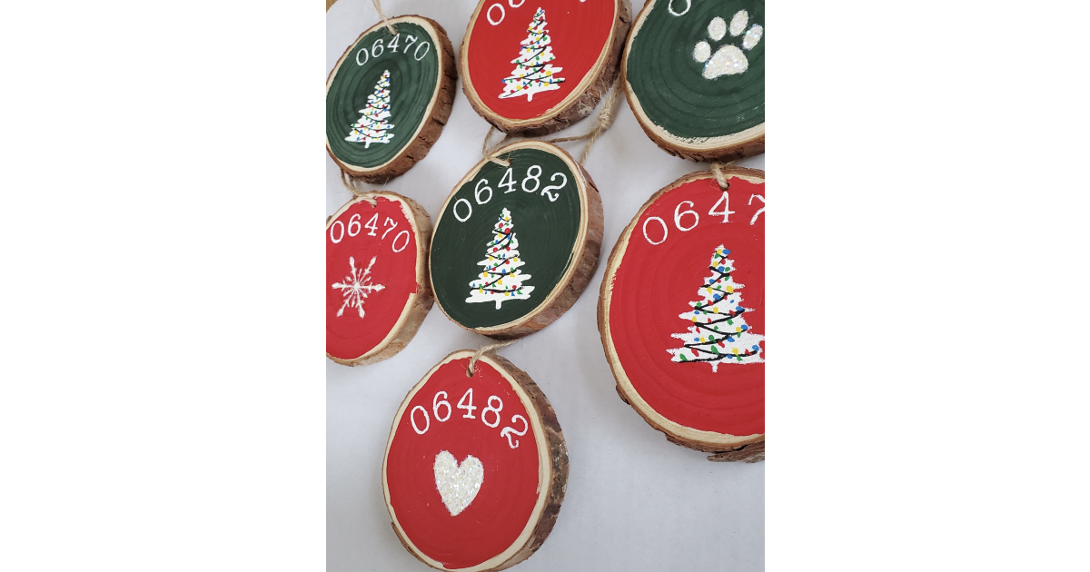 Made In USA | Personalized Holiday Ornament with Zip Code