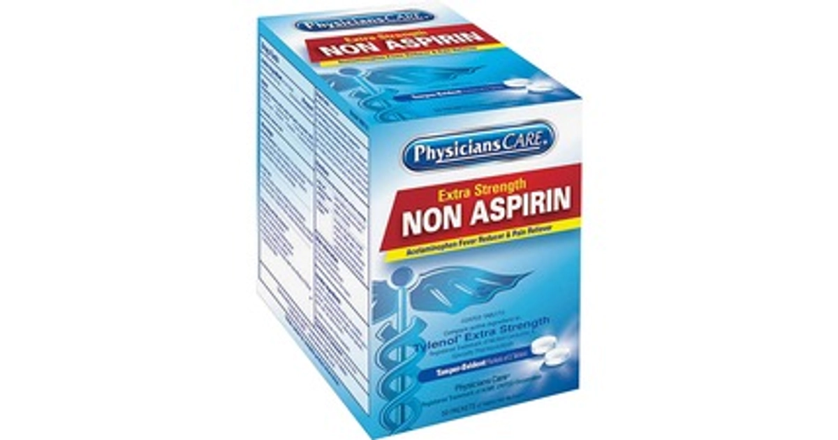Made In USA | PhysiciansCare Acetaminophen Packet - Fever & Pain Relief ...