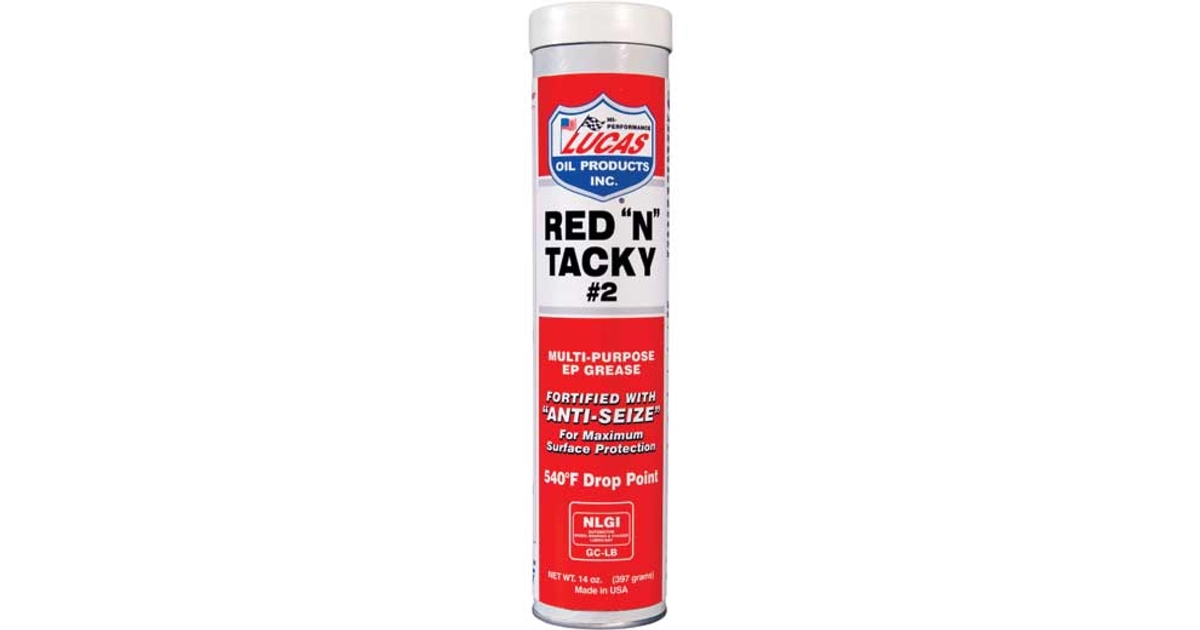 Made In USA | Red N Tacky Grease 14-oz Cartridges, Case of 30