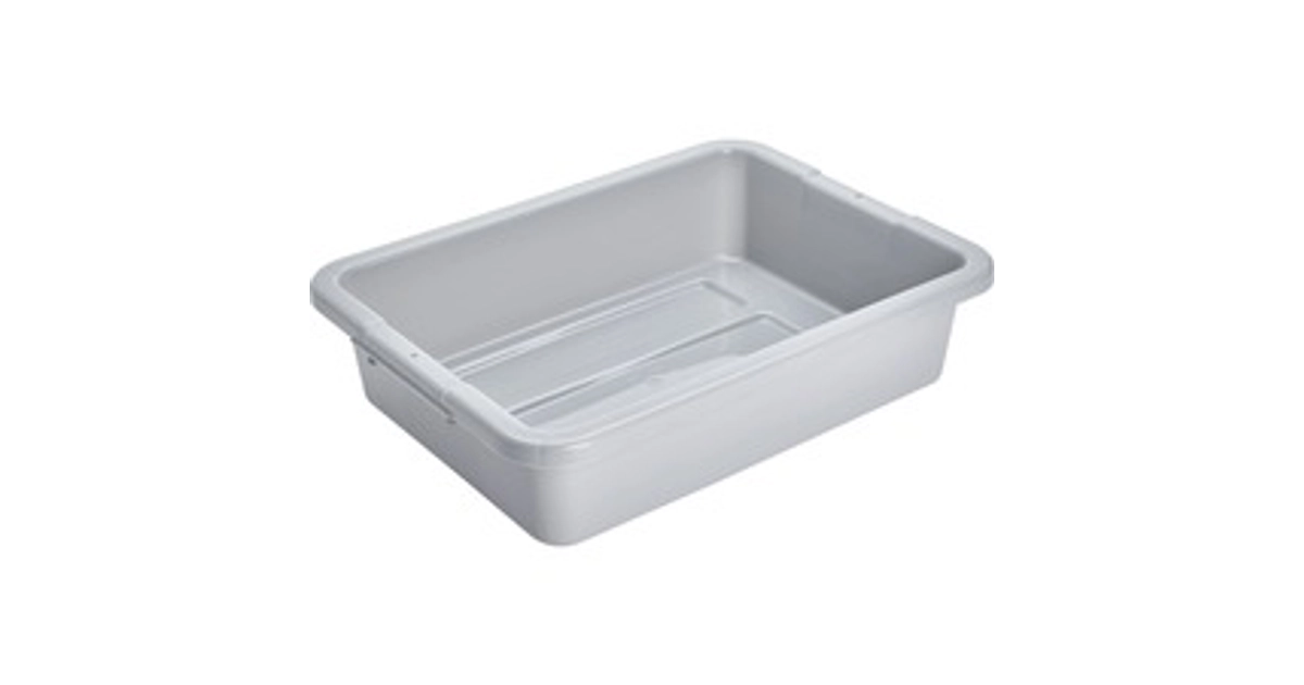 Made In USA | Rubbermaid 4.6G Utility Box - Dishwasher Safe - Gray - 12/Ctn