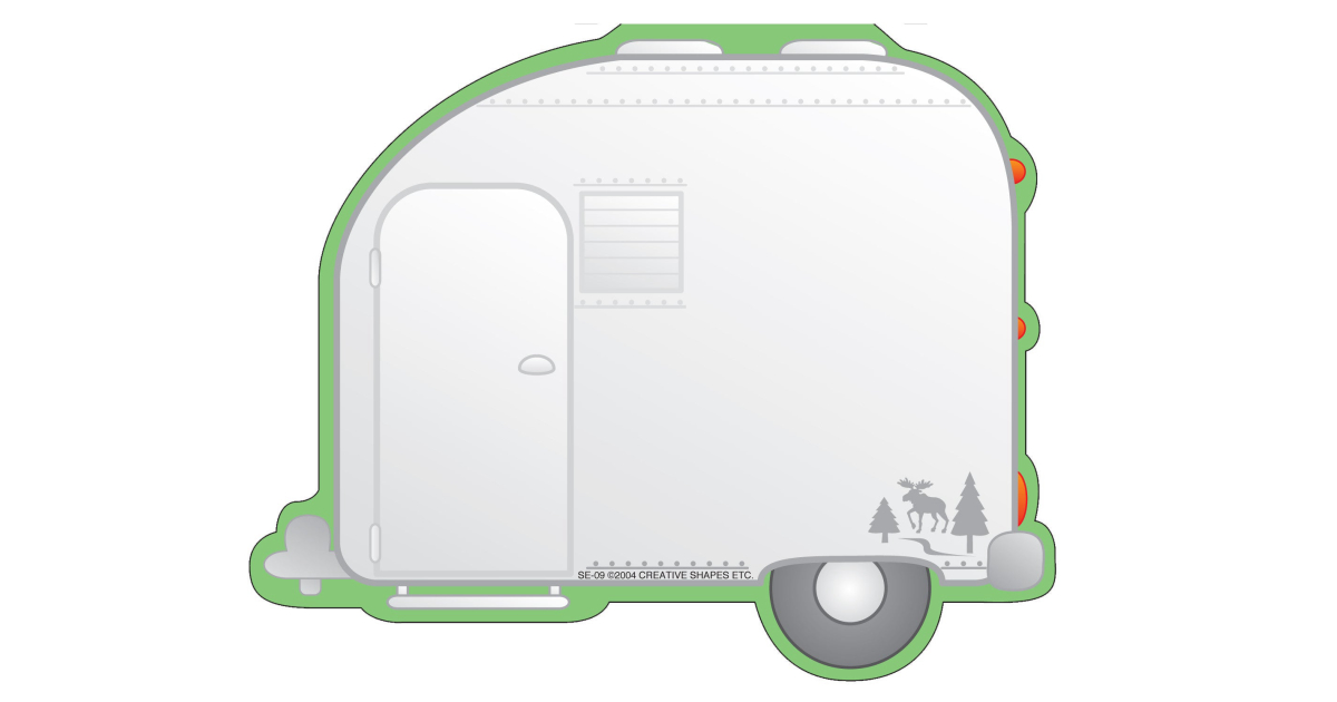 Made In USA | SHAPES ETC. Large Notepad - Camper