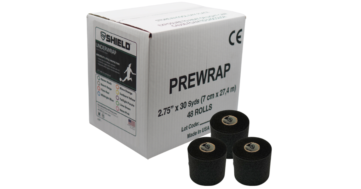 Made In USA | SHIELD Athletic Underwrap 48 ROLLS BULK CASE | 2.75" X 30 ...