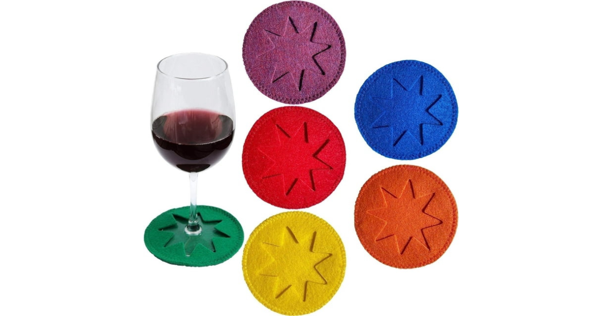 Made In USA | Shmoo Unique Felt Coasters for Drinks
