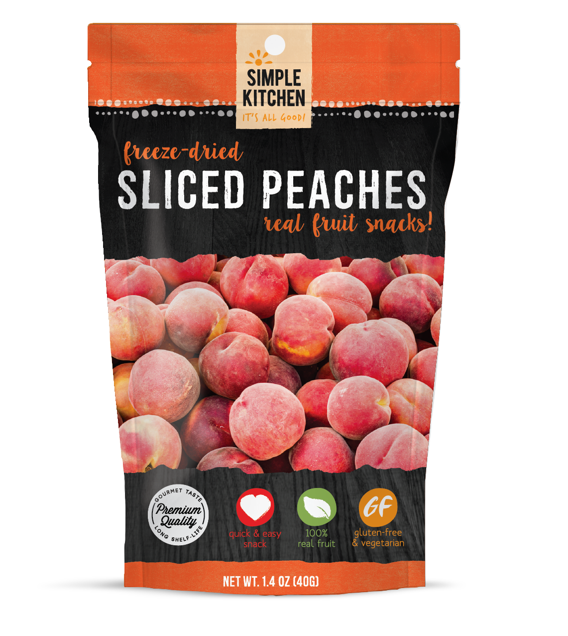 Made In the USA | 6 CT Case Simple Kitchen Peaches