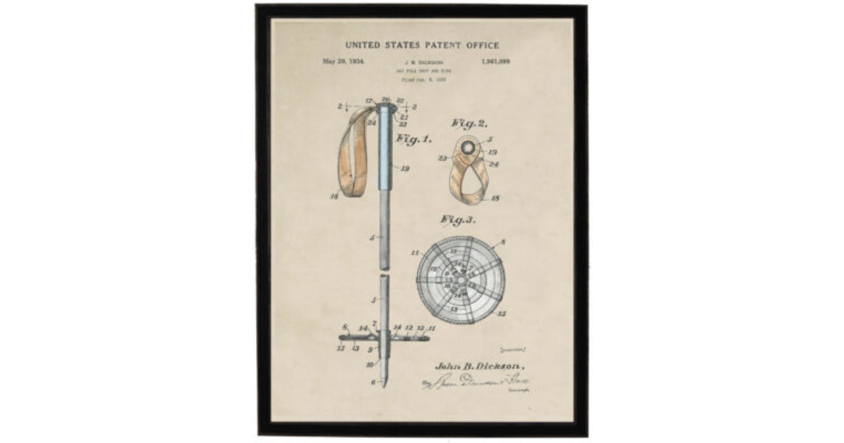 Made In USA | Ski Pole Patent